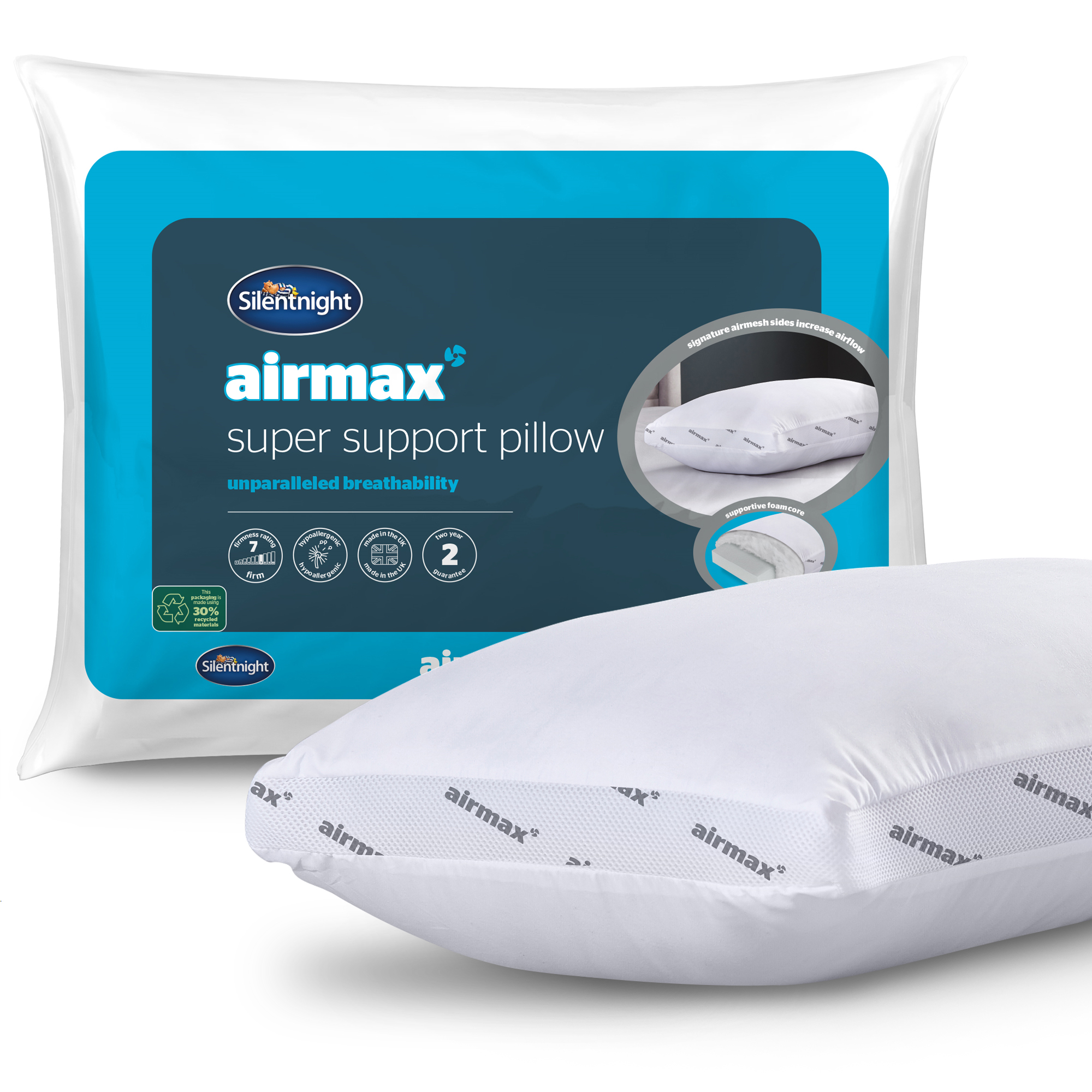 Silentnight Airmax Super Support Pillow | Trade E-Bedding