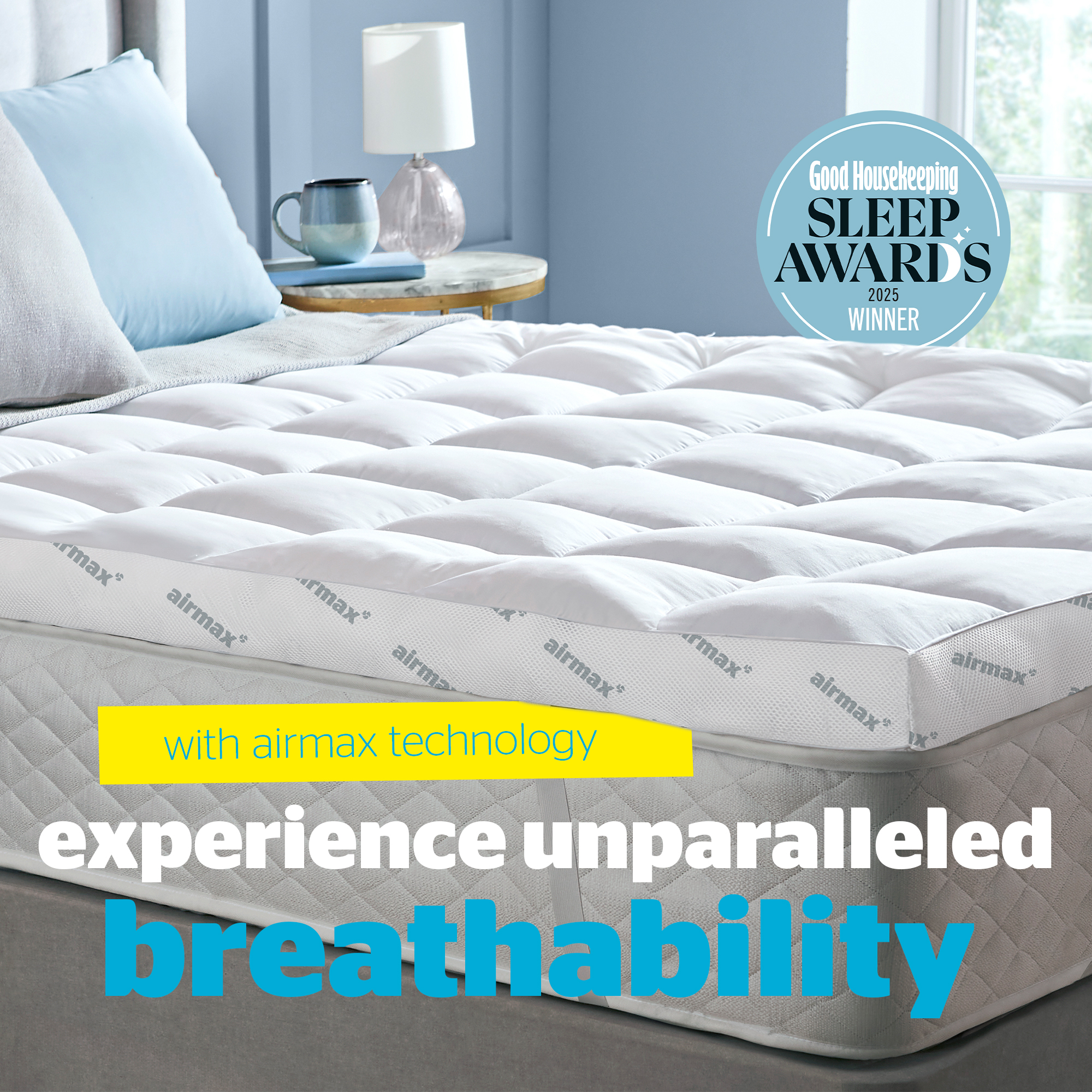 Silentnight Airmax 1000 Mattress Topper | Trade E-Bedding