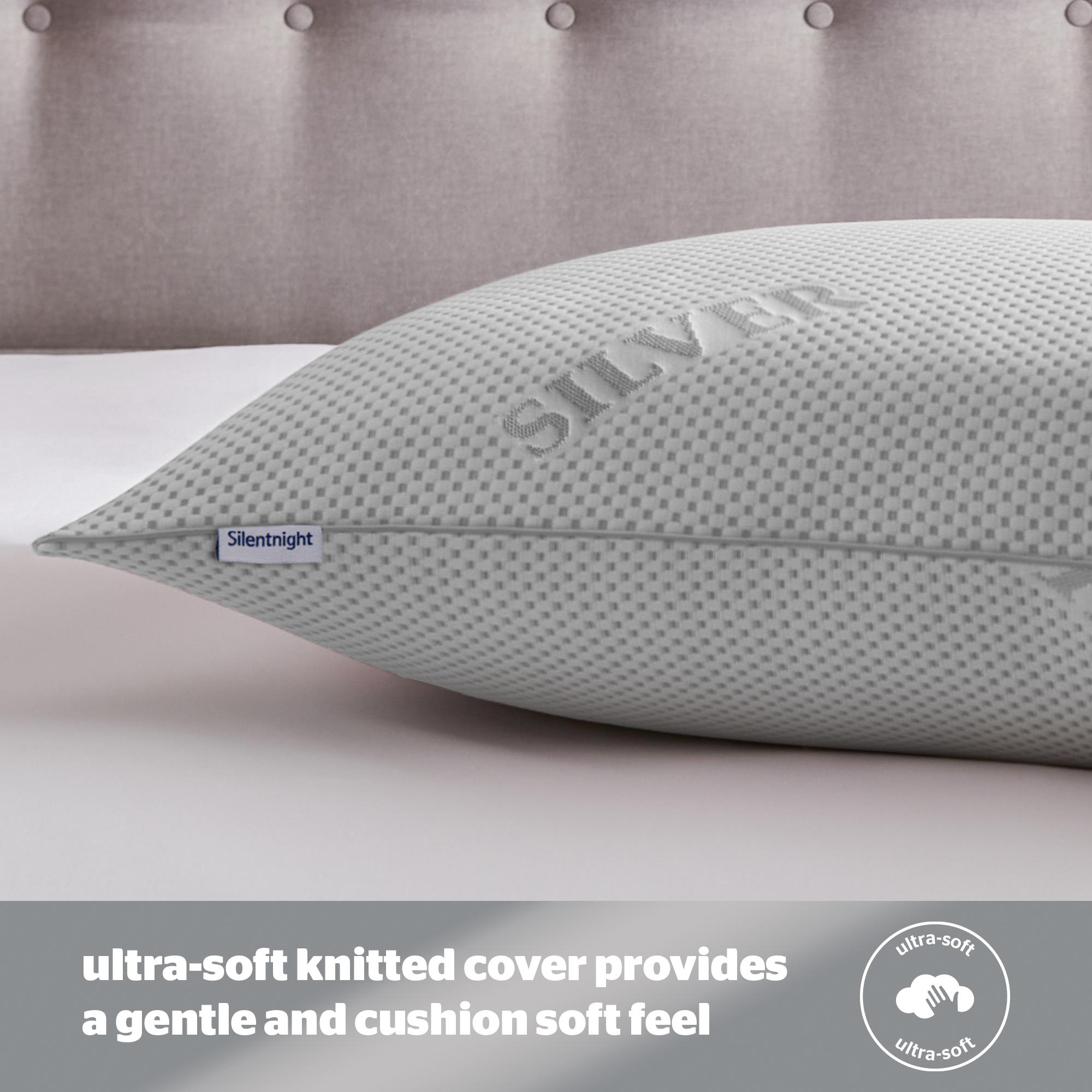 Silentnight Wellbeing Collection Silver Pillow | Trade E-Bedding