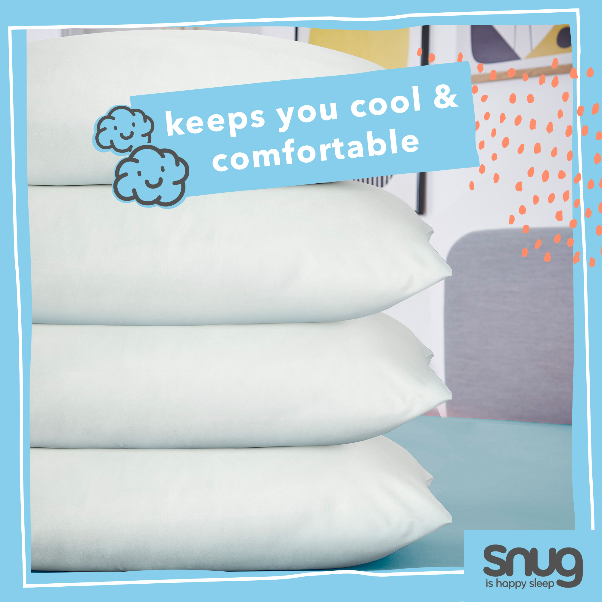 Snug Chill Out Pillows - 4 Pack | Trade E-Bedding
