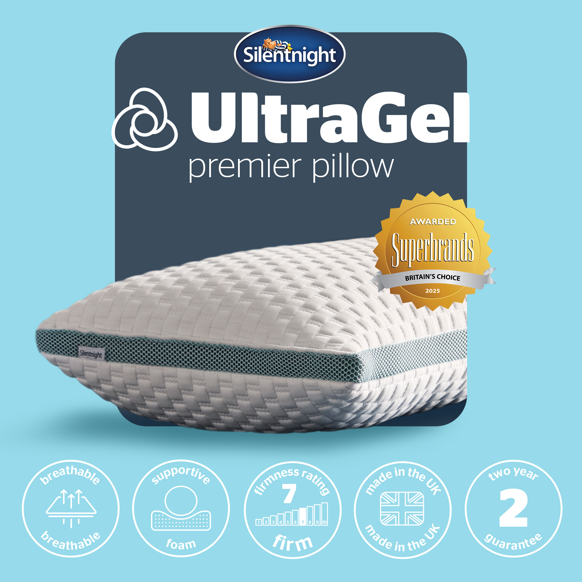 Silentnight Ultragel Pillow | Trade E-Bedding