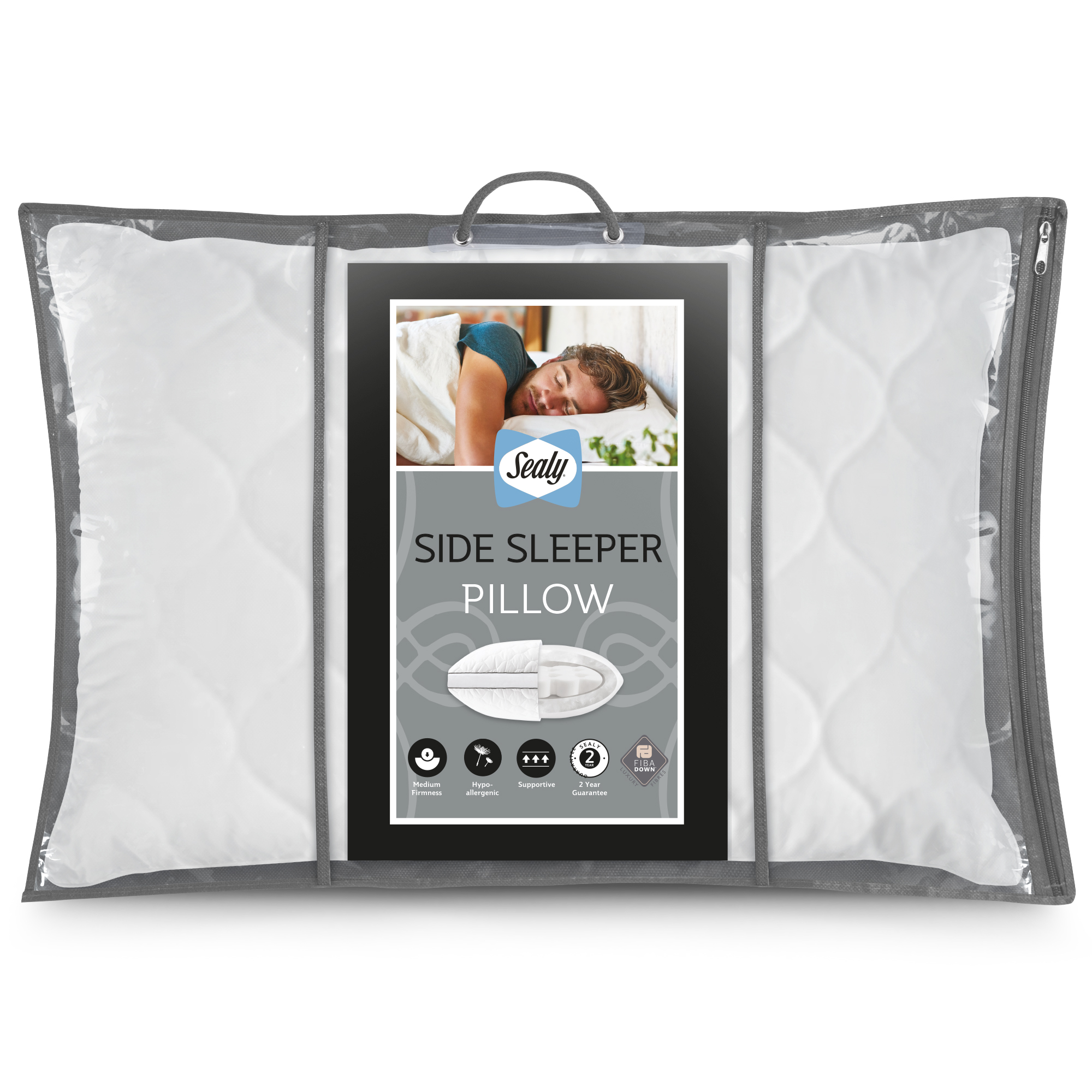 Sealy Side Sleeper Pillow - 2 Pack | Trade E-Bedding
