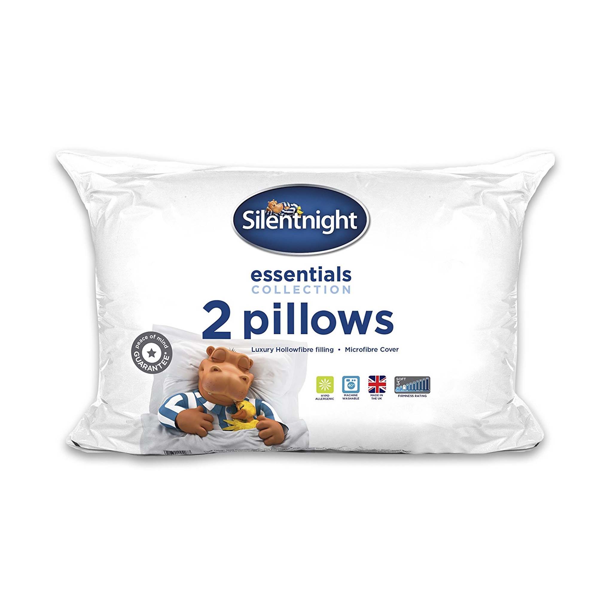 SILENTNIGHT ESSENTIALS PILLOW - 2 PACK-Pallet | Trade E-Bedding
