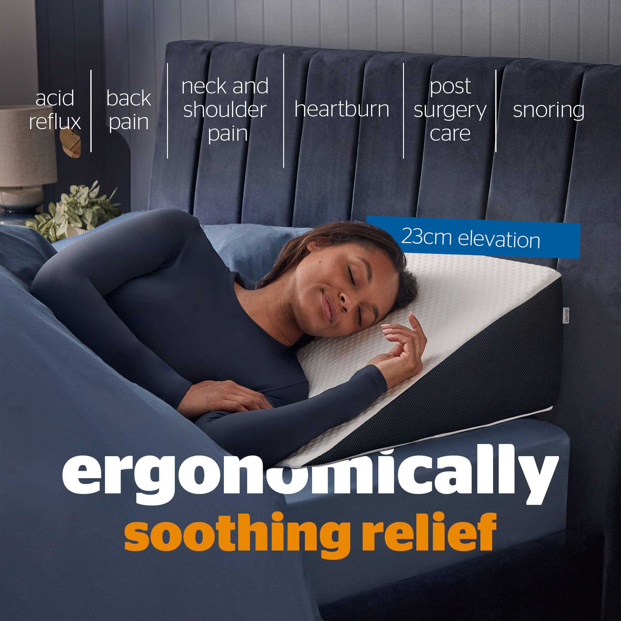 Silentnight Sleep Therapy Wedge Pillow - Pallet | Trade E-Bedding